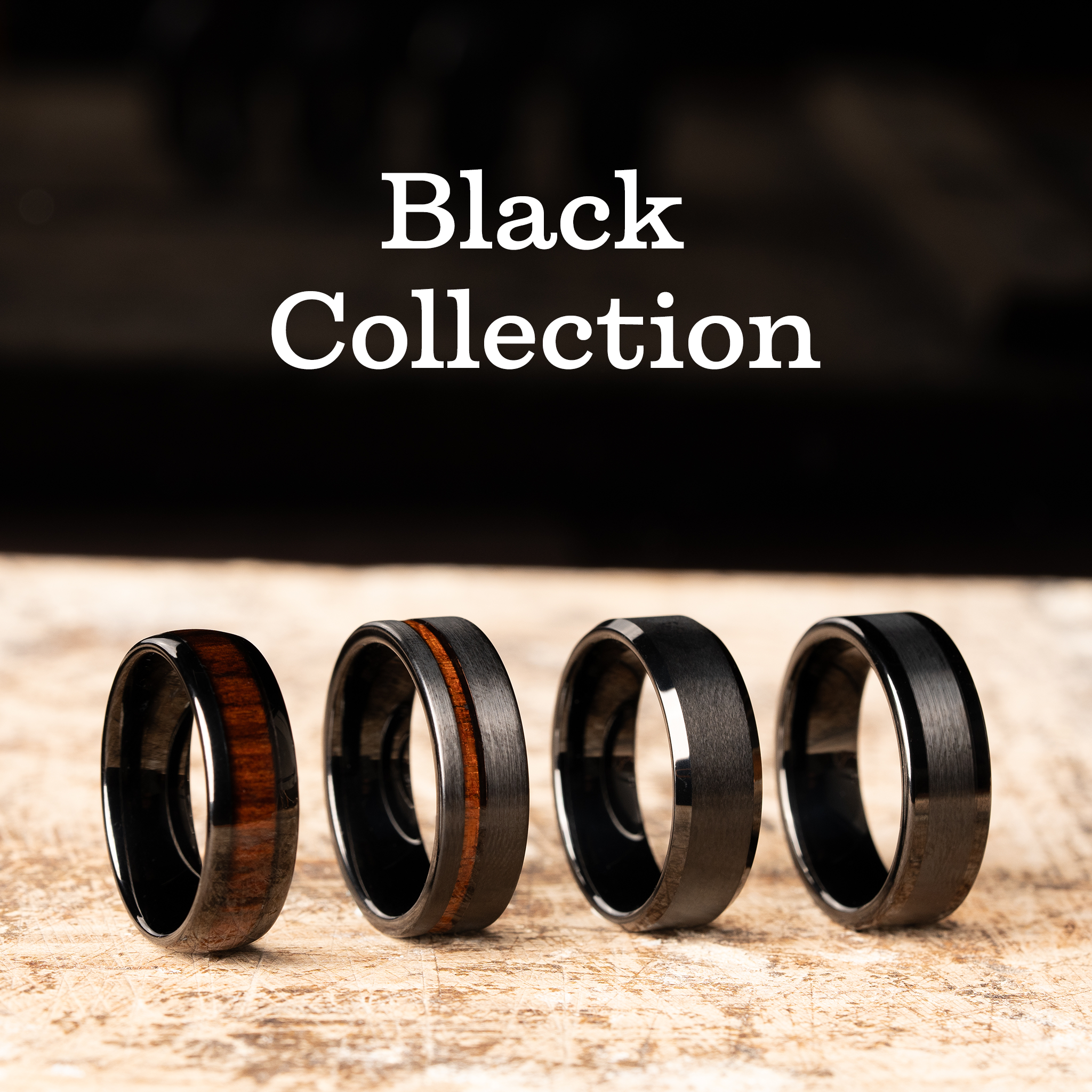 Black Wedding Rings & Bands for Men | Alpine Rings – Tagged "ceramic"